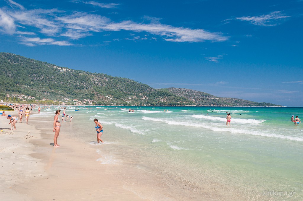 Golden Beach Thassos Beaches Nikana gr